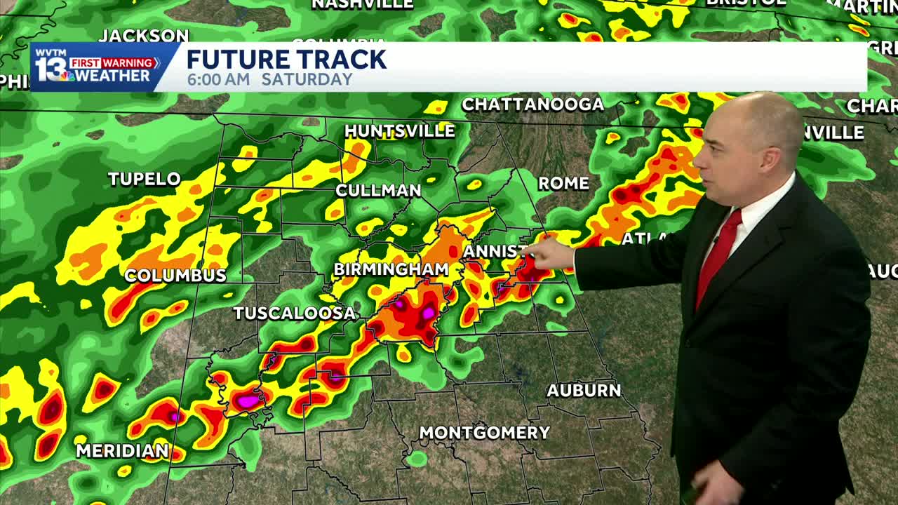 Tracking the storm threat: Alabama's weather forecast is stormy ...