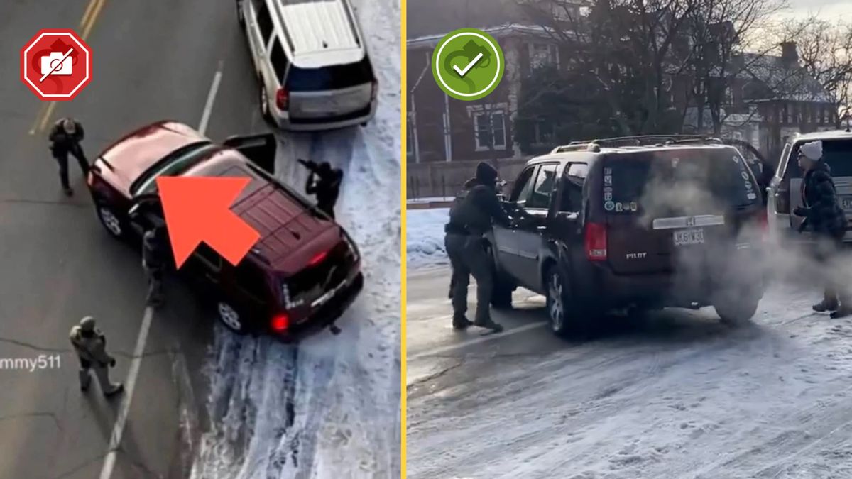 Image claiming to show Renee Nicole Good's car aimed at ICE officer isn ...