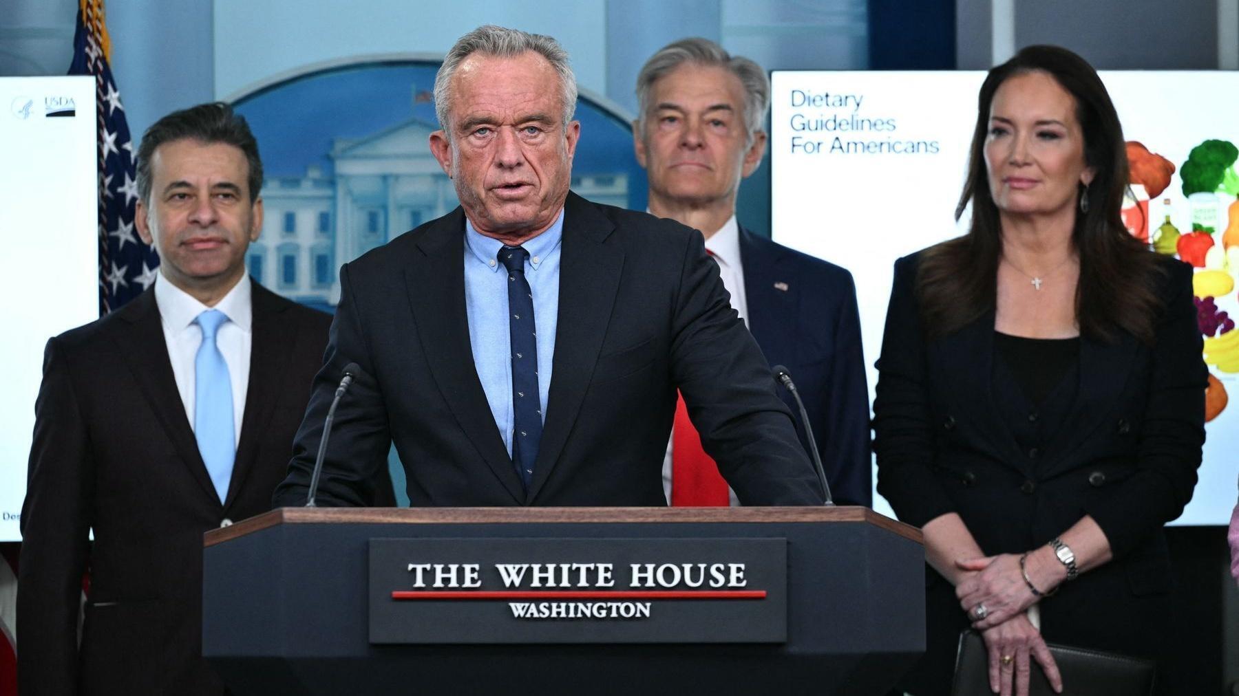 Robert F Kennedy Jr. presents a fresh take on the food pyramid