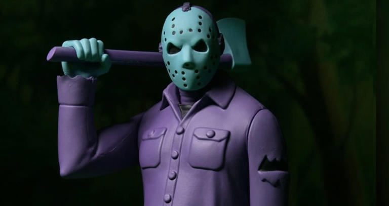 NECA unpacks Toony Terrors retro Jason 6” video game figure