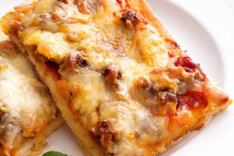 This throwback school pizza recipe is pure nostalgia