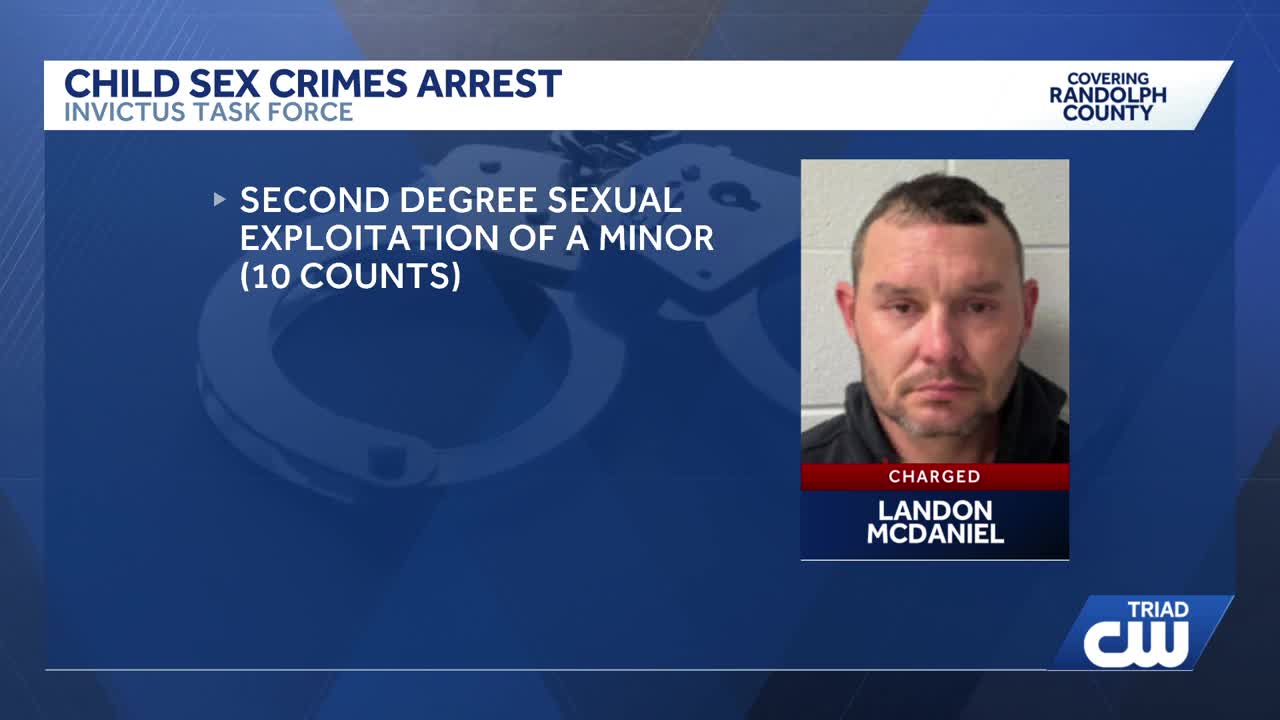 Invictus Task Force arrests Randolph County man on 10 counts of sexual ...