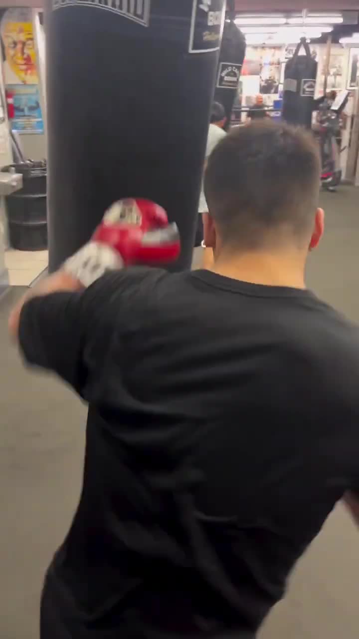 Alan Garcia "Kid Kansas" unleashes the full arsenal on the heavy bag