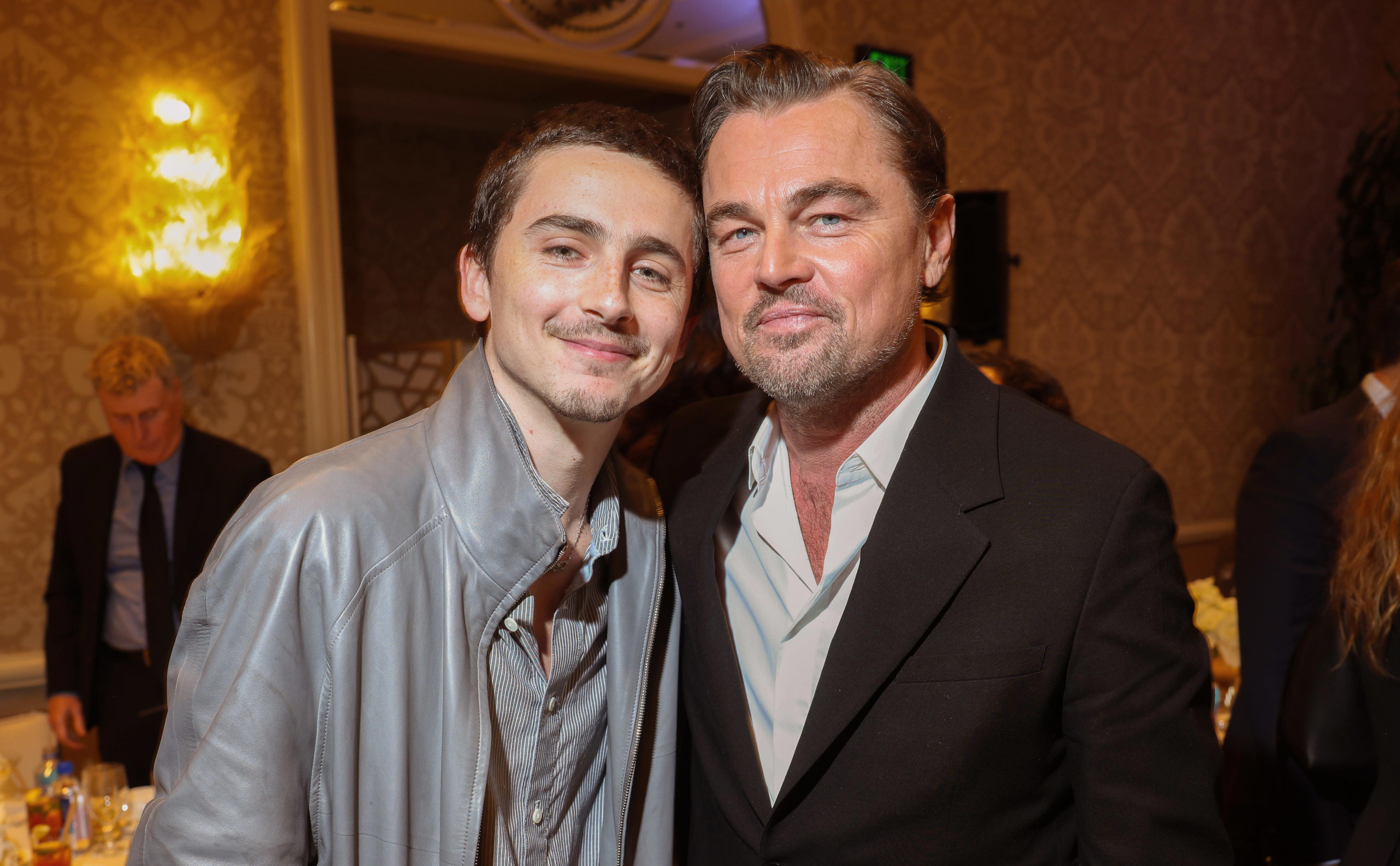 Timothée Chalamet hangs with Leonardo DiCaprio as stars hit AFI Awards