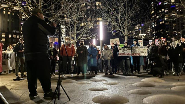 Rally and march underway in Portland to protest shootings by federal ...