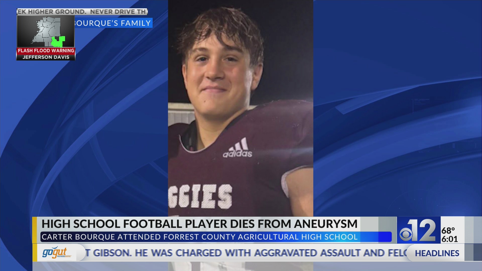 Forrest County Agricultural High School football player dies