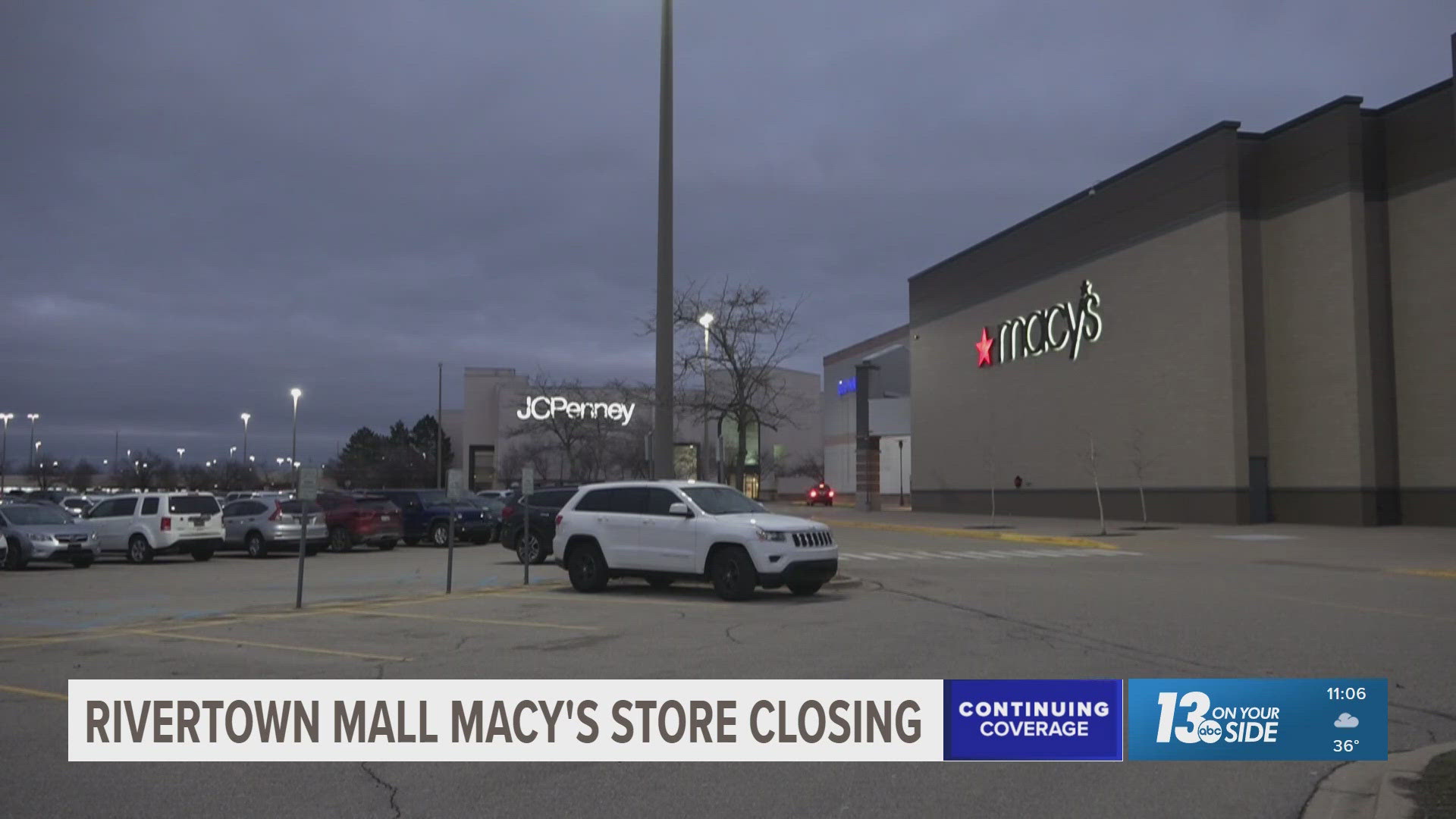 Macy's Rivertown Crossings store's lease up on March 31st