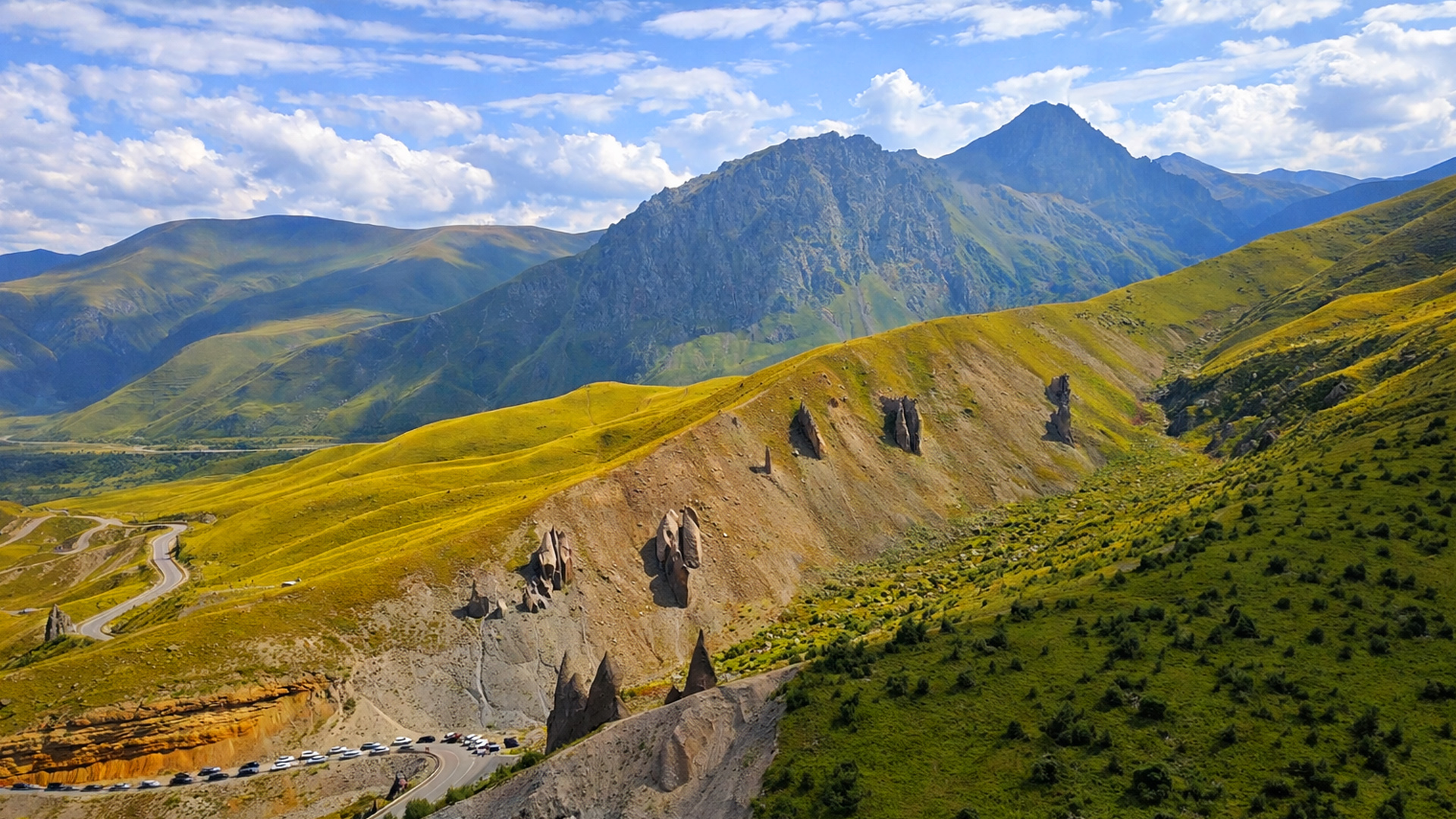 The mysterious rock formations of Dragon’s Teeth in the Caucasus