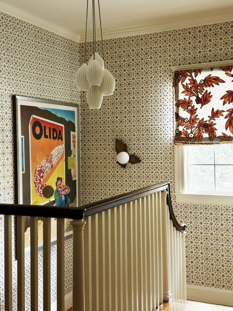 How do you use wallpaper on rooms with awkward walls?