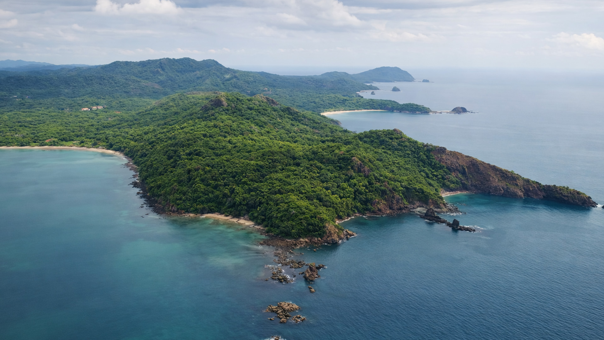 A hidden coastline of Costa Rica