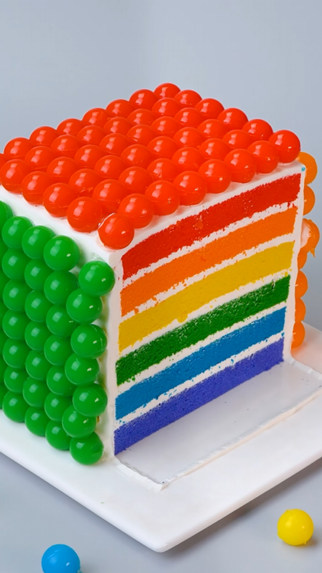 Rainbow jelly recipe for colorful desserts