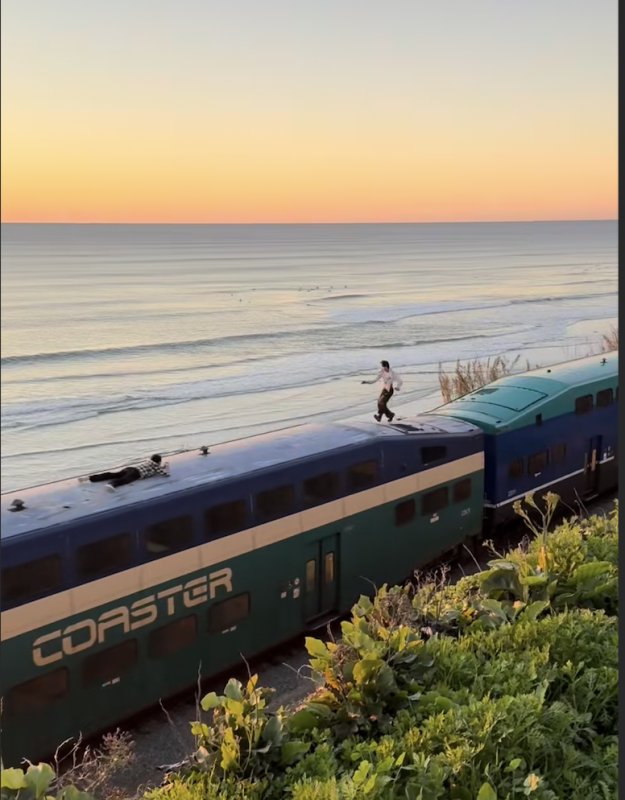 "Stupidity in motion": Influencer dances with death on coastal train ...