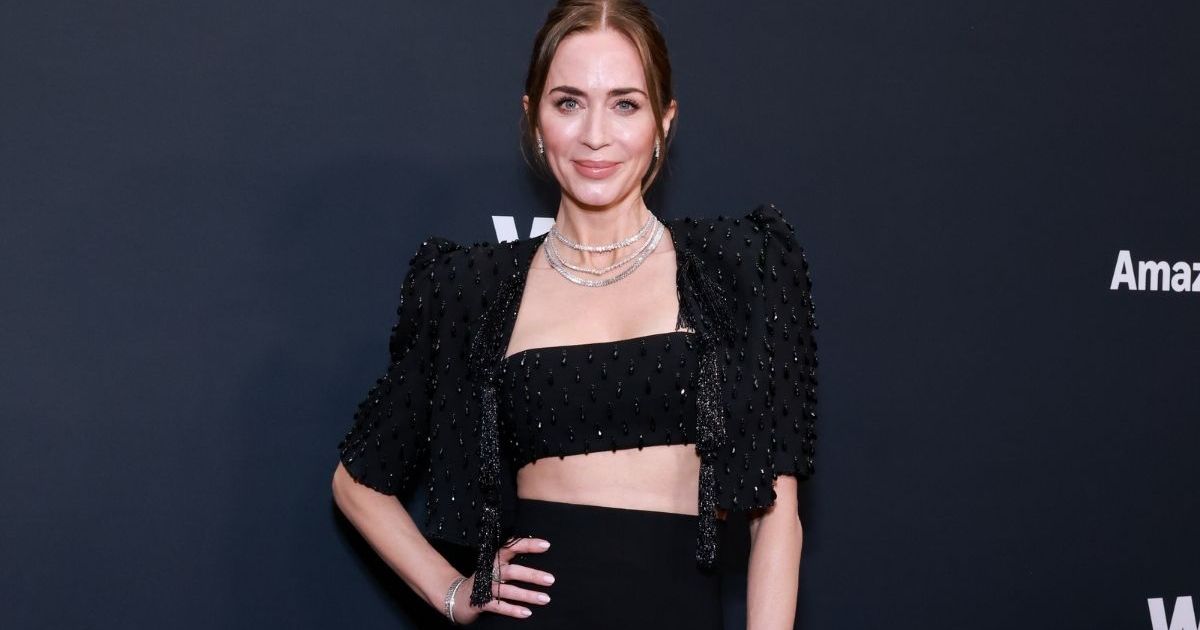 Emily Blunt's ridiculously bold bandeau top look is over $7K