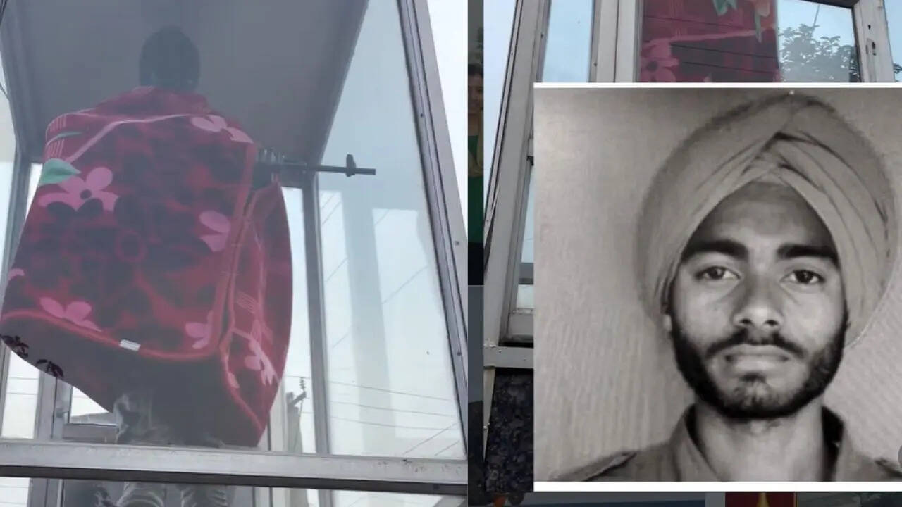 Mother wraps blanket around martyred son's statue in Jammu; internet ...