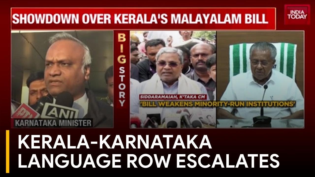Karnataka slams Kerala's 'coercive' Malayalam bill, Siddaramaiah warns ...