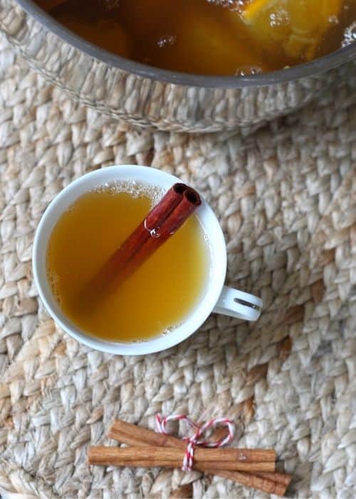 Apple cider - kid friendly recipe for cool nights!