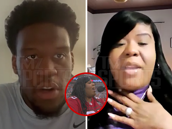 Tampa Bay Buccaneers rookie's mom sings anthem, new good luck charm?