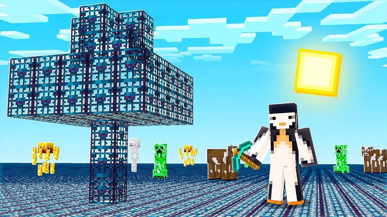 Minecraft but the entire world is mob spawners