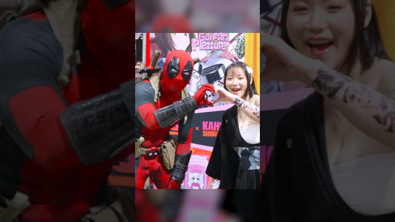Deadpool meets Kaho Shibuya! #deadpool #anime #cosplay