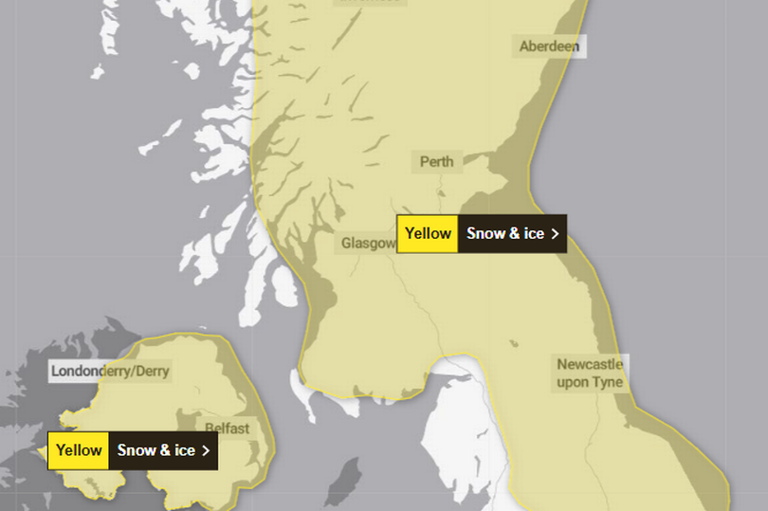 Scotland hit with five more Met Office weather warnings including amber ...
