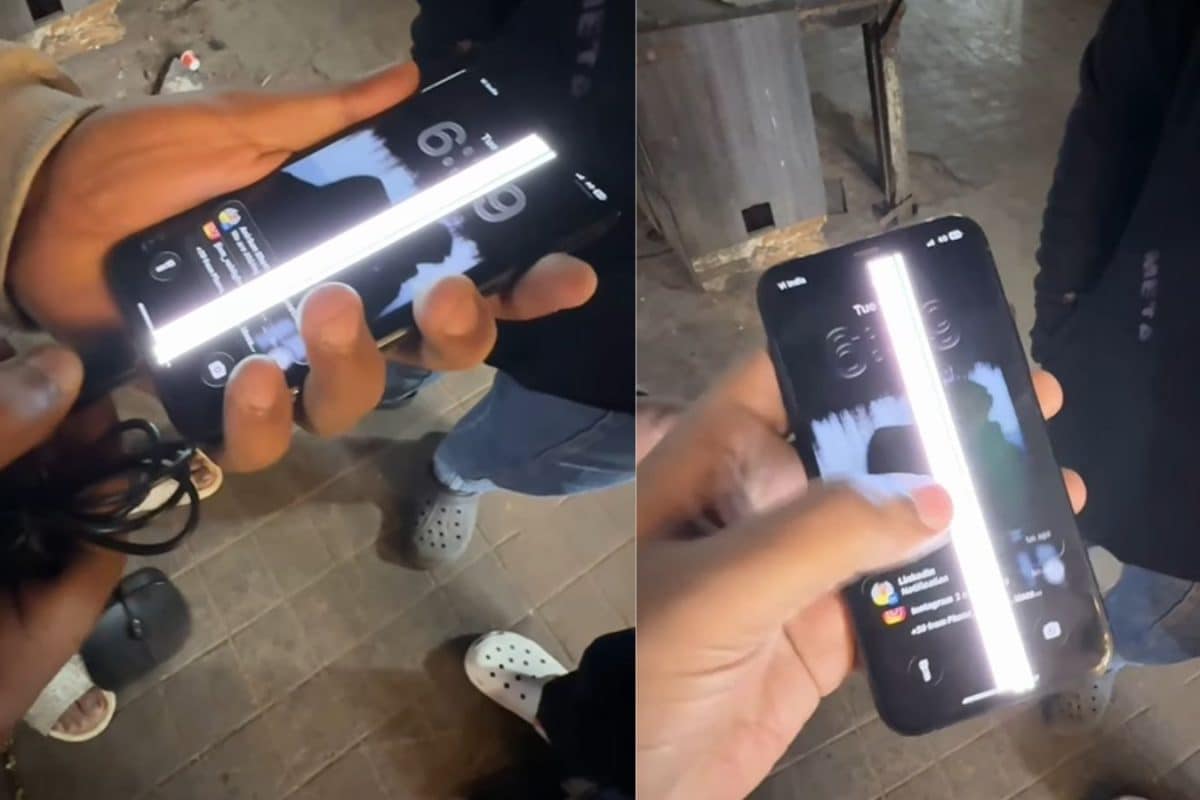 Kolkata man goes viral after using computer mouse to operate broken iPhone