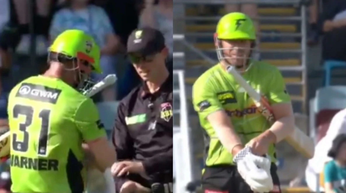 Watch: David Warner mocks Zaman Khan's action, calls it “4-year-old ...