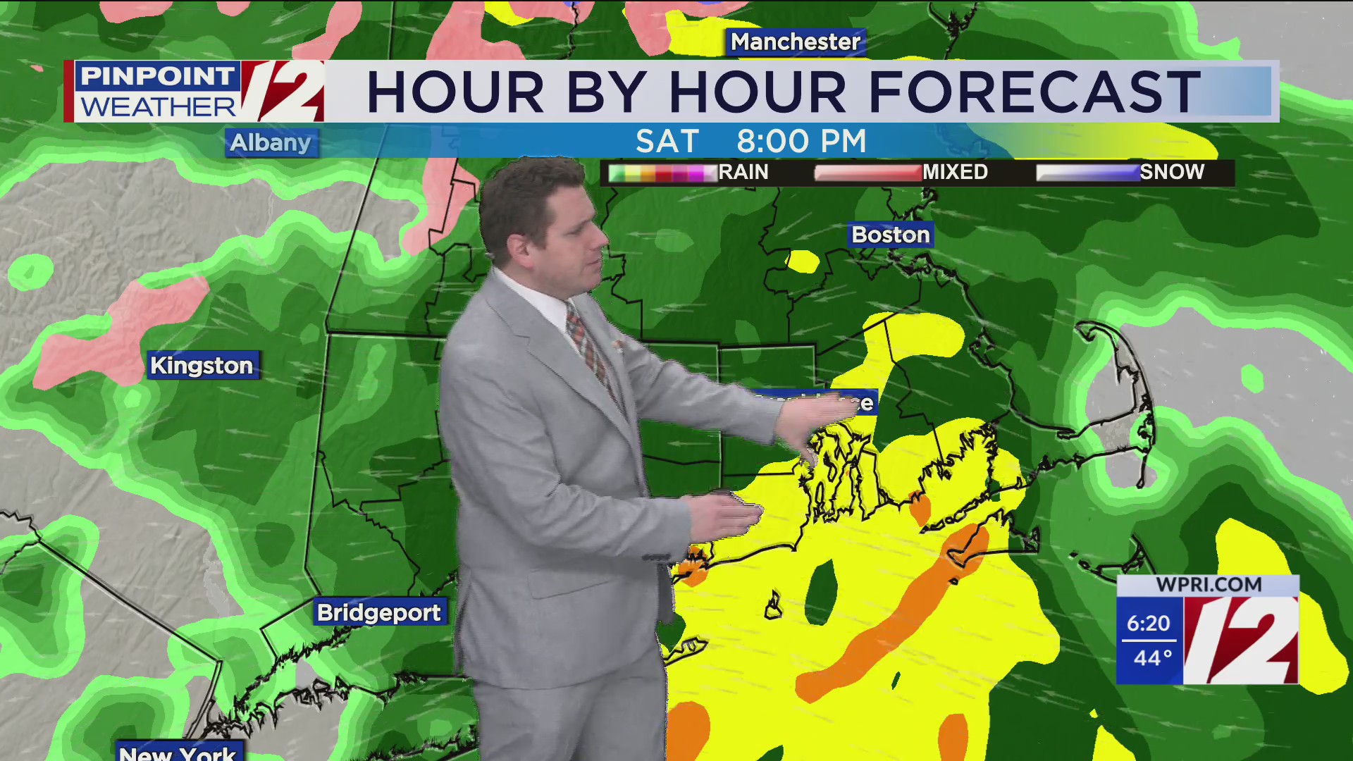WPRI 12 weather forecast 1/10/26: Dry start today; rain likely tonight