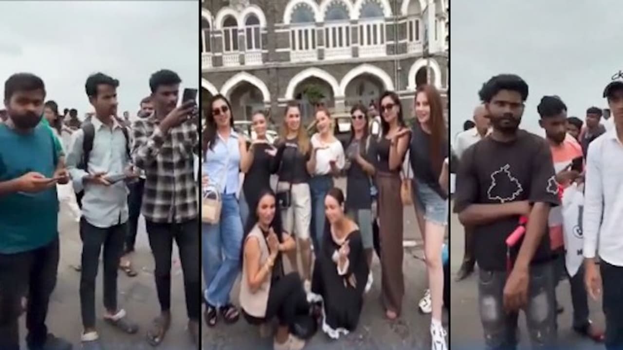 Viral Gateway of India video triggers outrage over men staring at ...