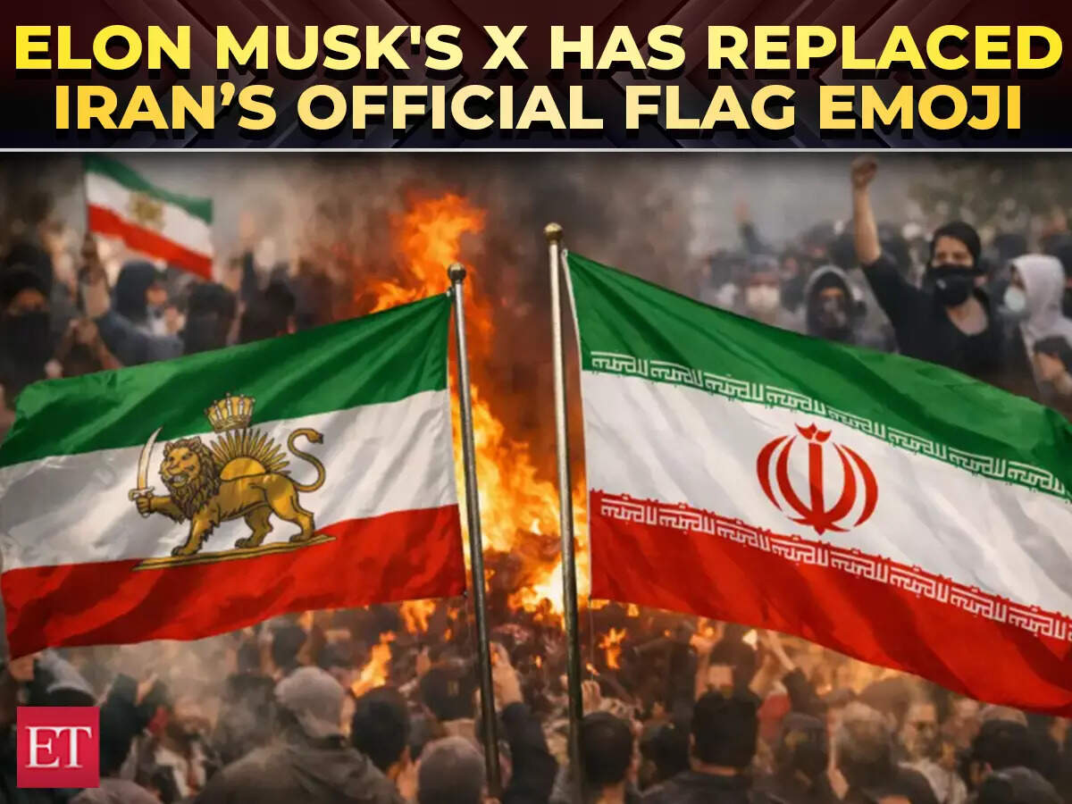 Why is X changing Iran’s flag emoji? What the lion and sun represented ...