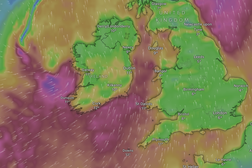 8-hour weather warning issued for 11 counties as strong winds to hit ...