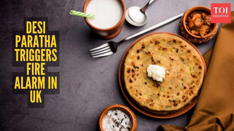 Indian woman's kitchen alarm nightmare: Paratha cooking triggers fire ...