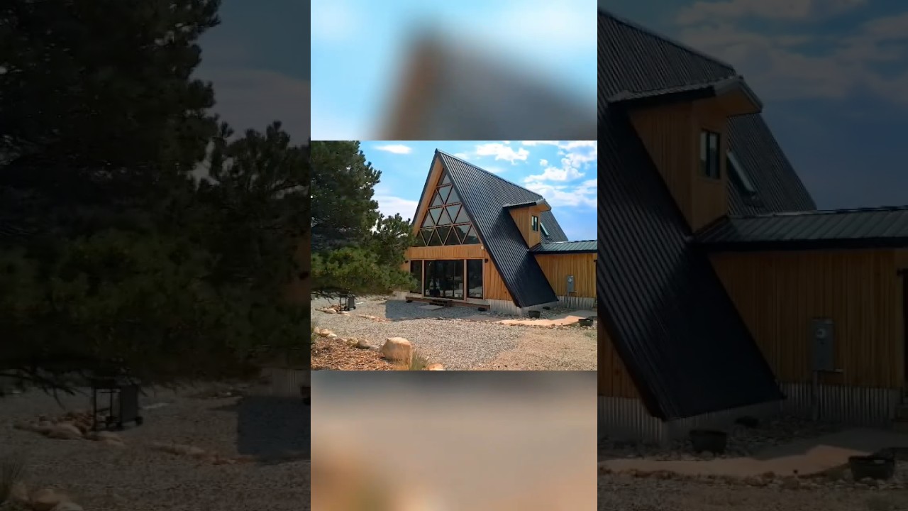 Dreamy A-frame small house design