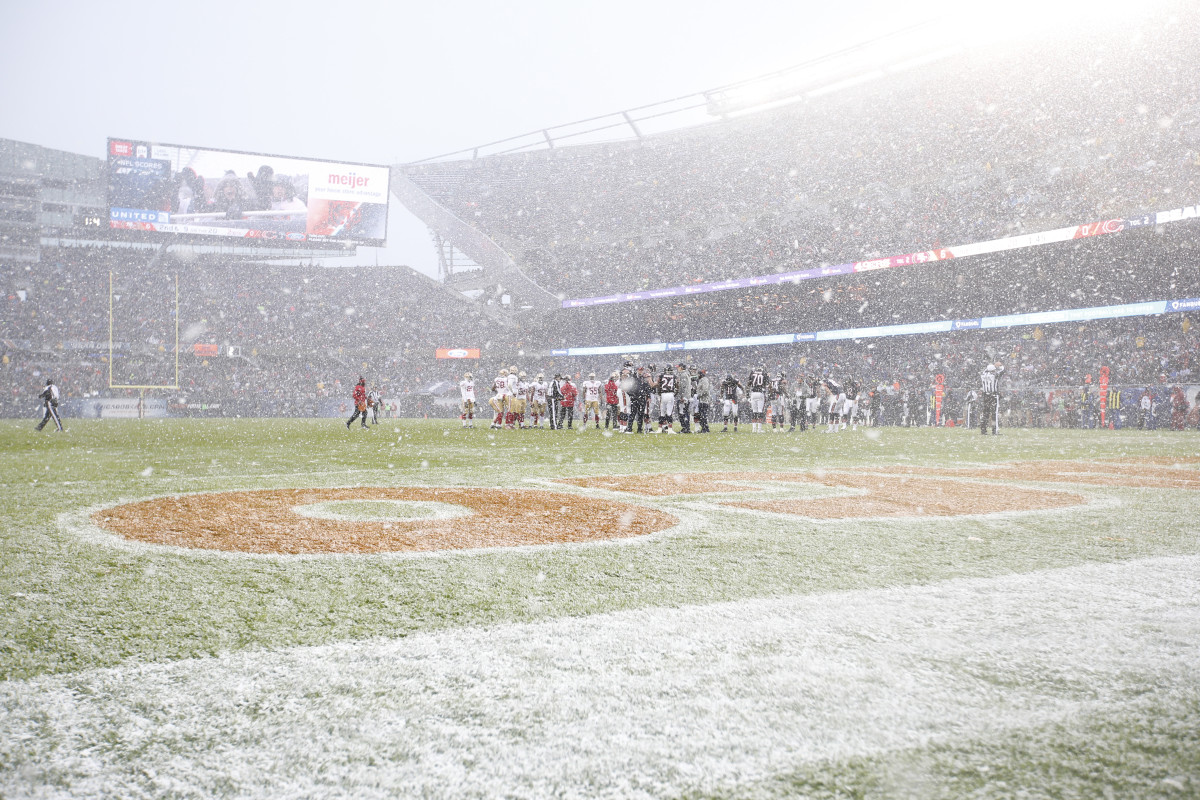 Hazardous weather warning issued with snow expected before NFL playoff ...