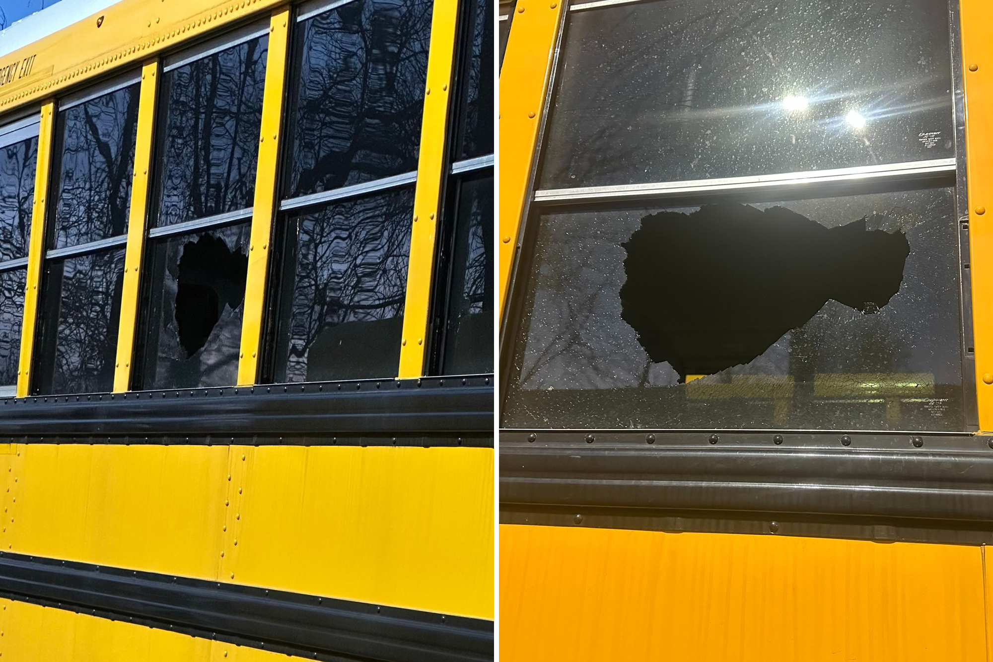 Rock 'size of a baseball' thrown at school bus on NJ Turnpike fractures ...