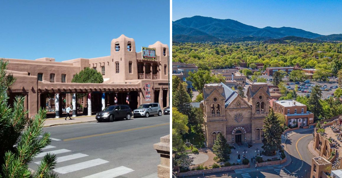 Tourists arriving in Santa Fe, New Mexico and how locals experience the ...
