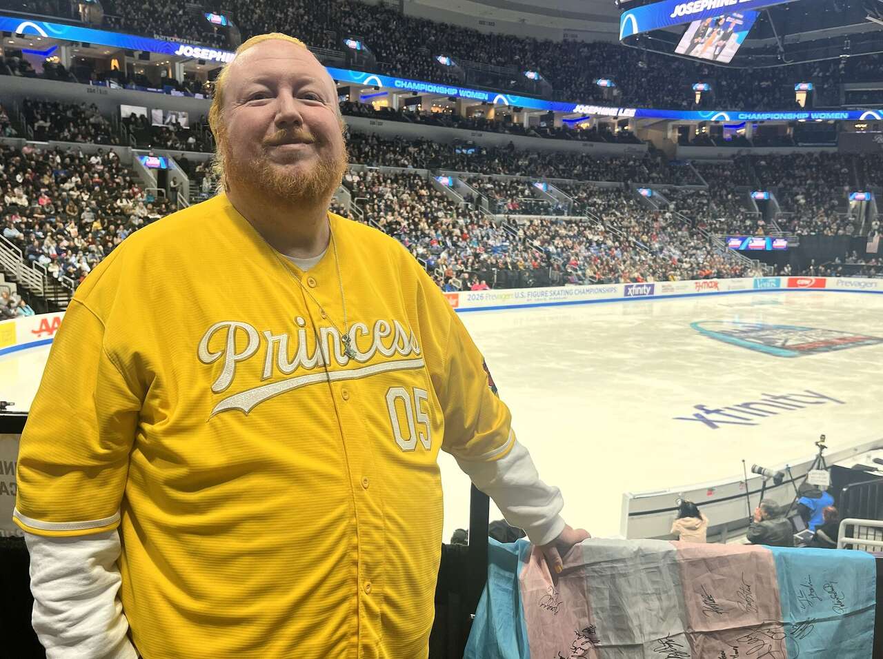 Transgender pride flag flies at 2026 US Figure Skating Championships in ...
