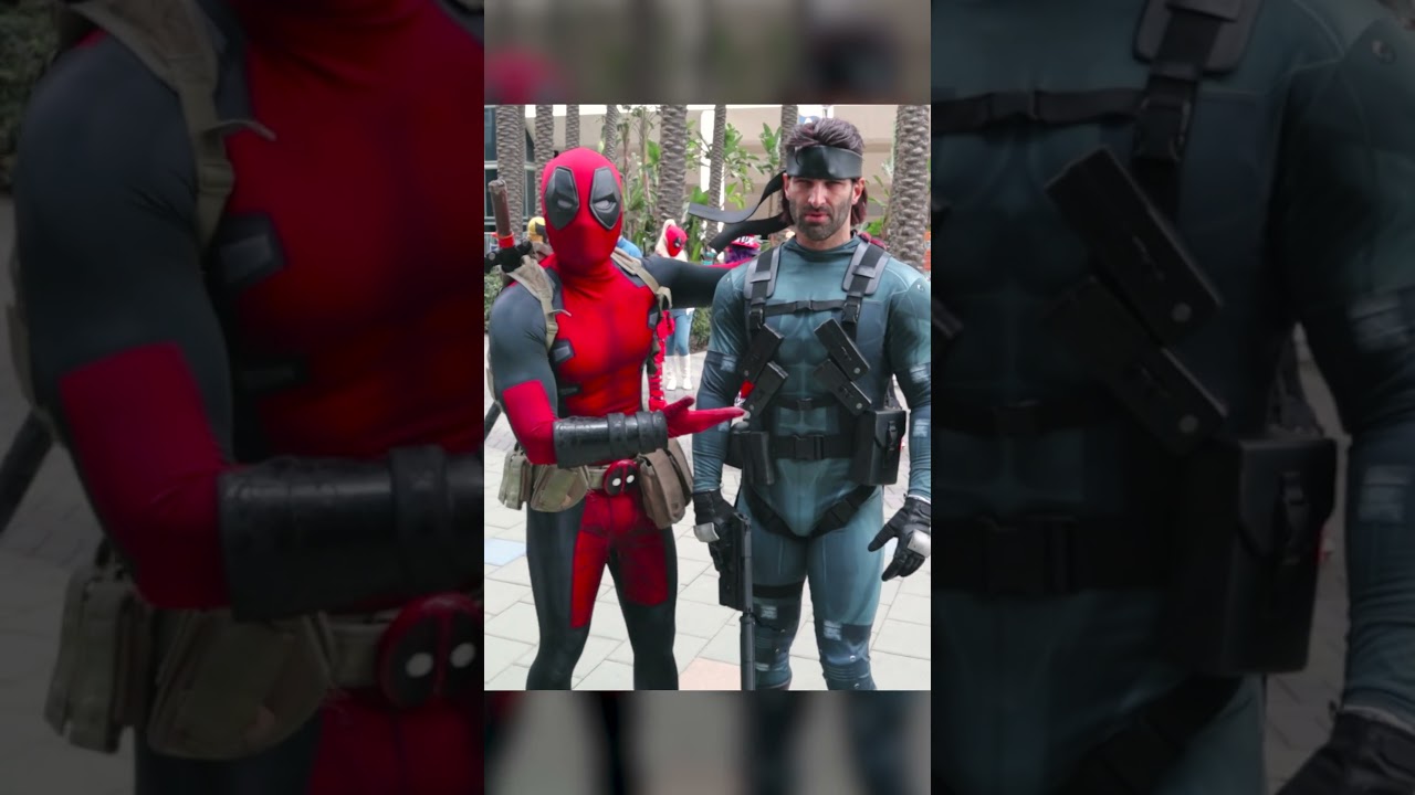 Deadpool meets Solid Snake #deadpool #metalgear #cosplay