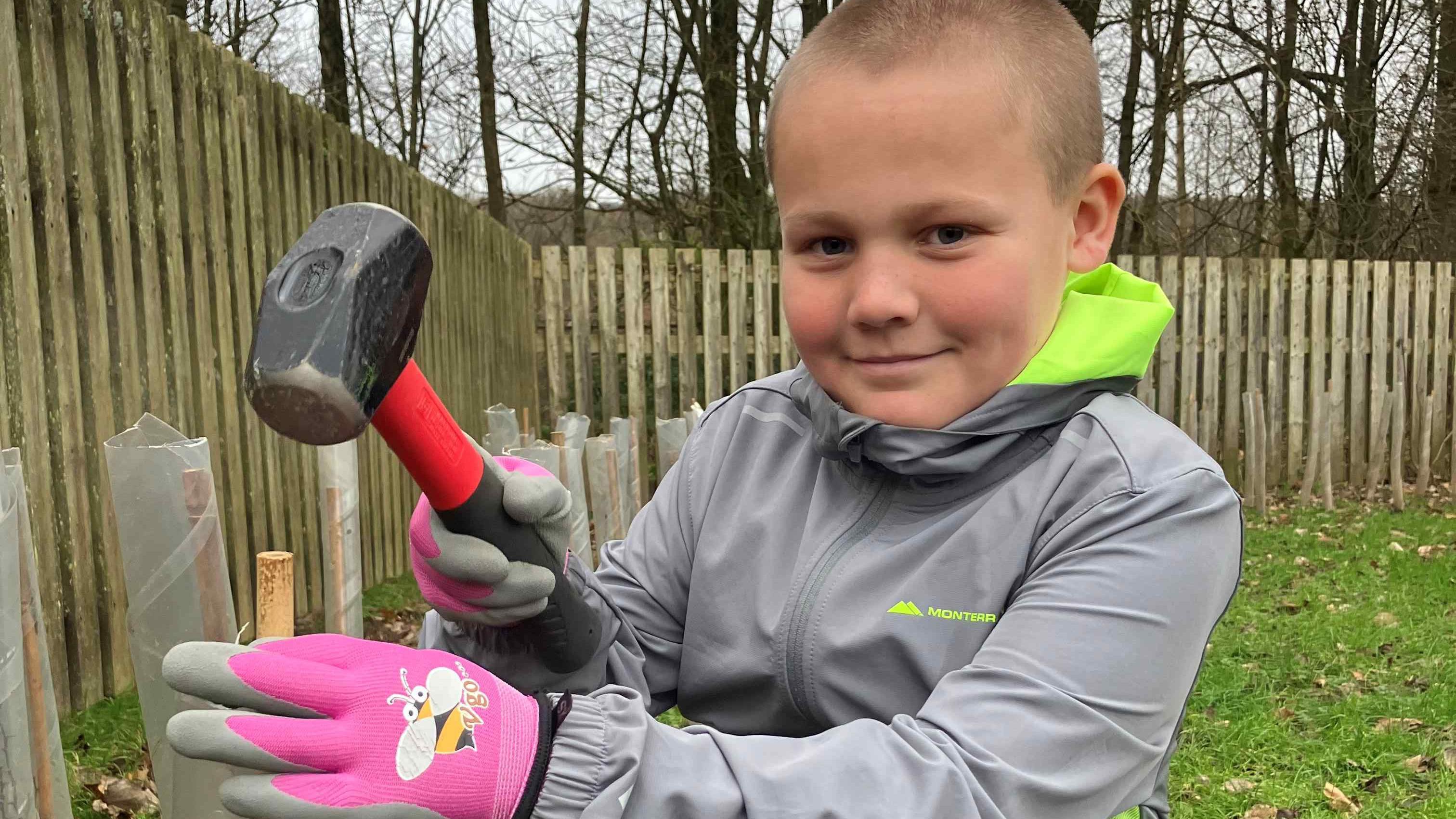 Schoolchildren grow habitats in wildlife project