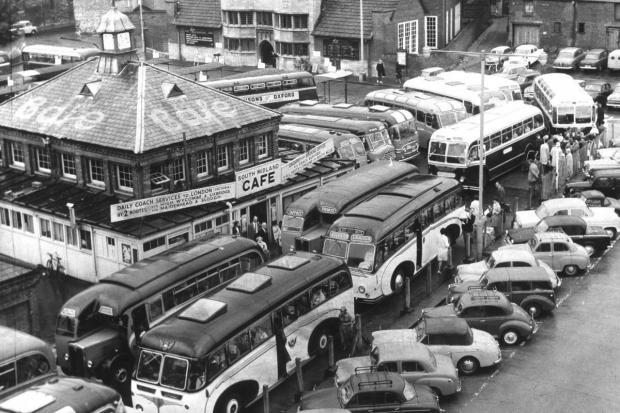 Hot chips were a special treat at Gloucester Green bus station
