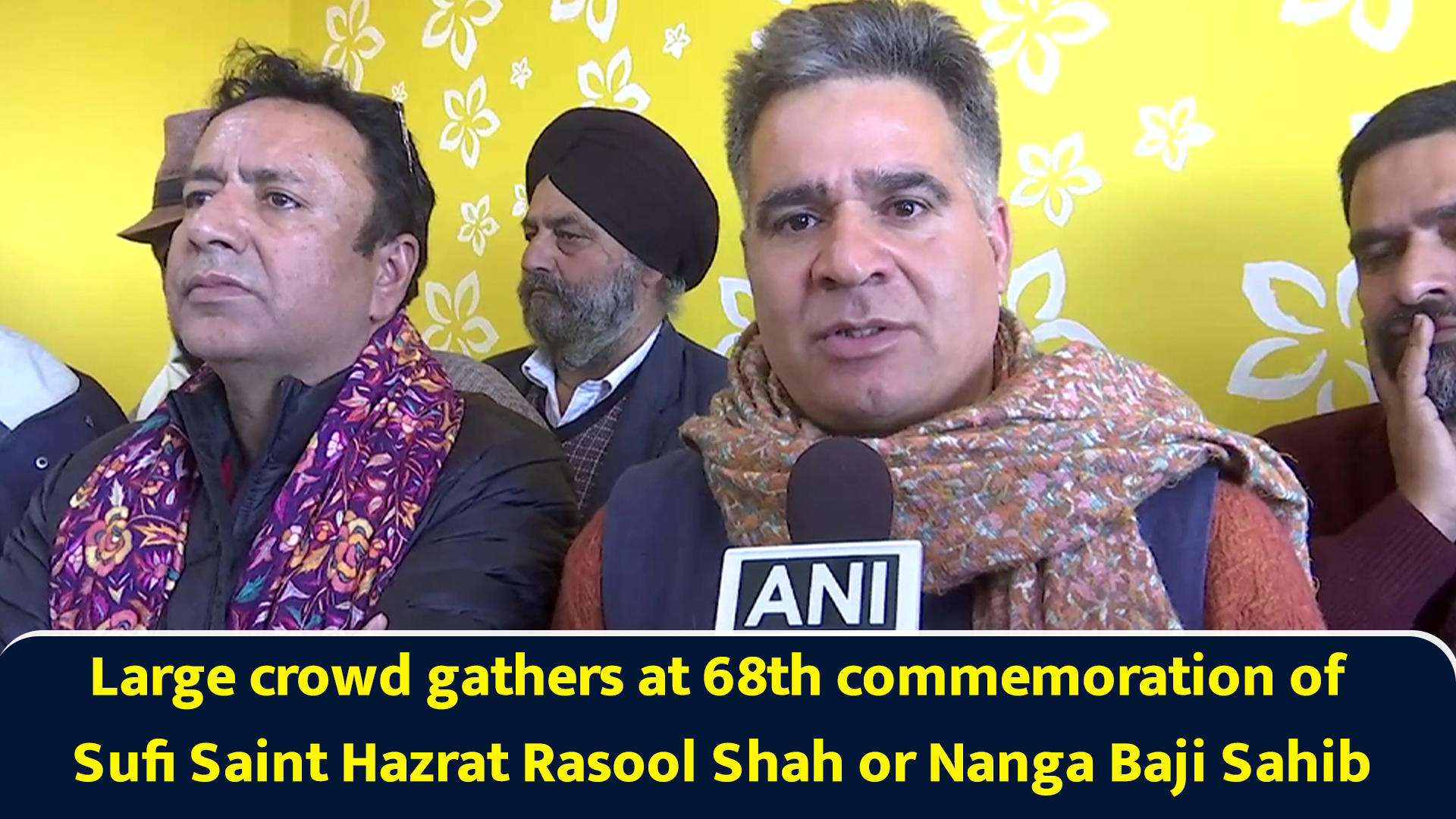 Large crowd gathers at 68th commemoration of Sufi saint Hazrat Rasool ...