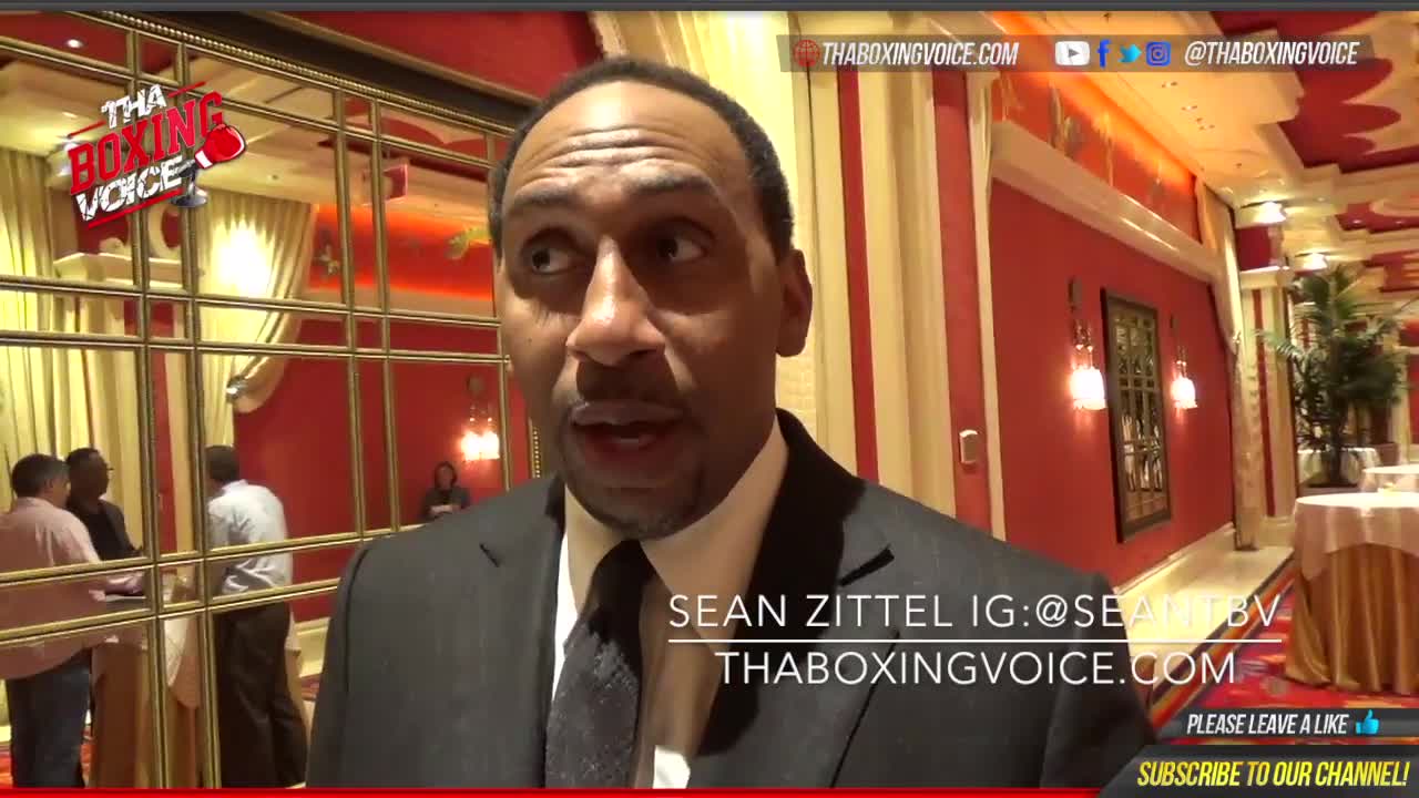 Stephen A Smith on truly coming into the boxing world, ESPN's multi ...