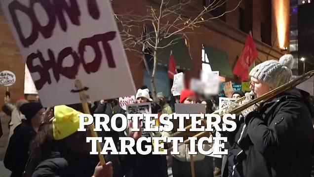 Anger on Minneapolis streets as protesters target ICE agents' hotels