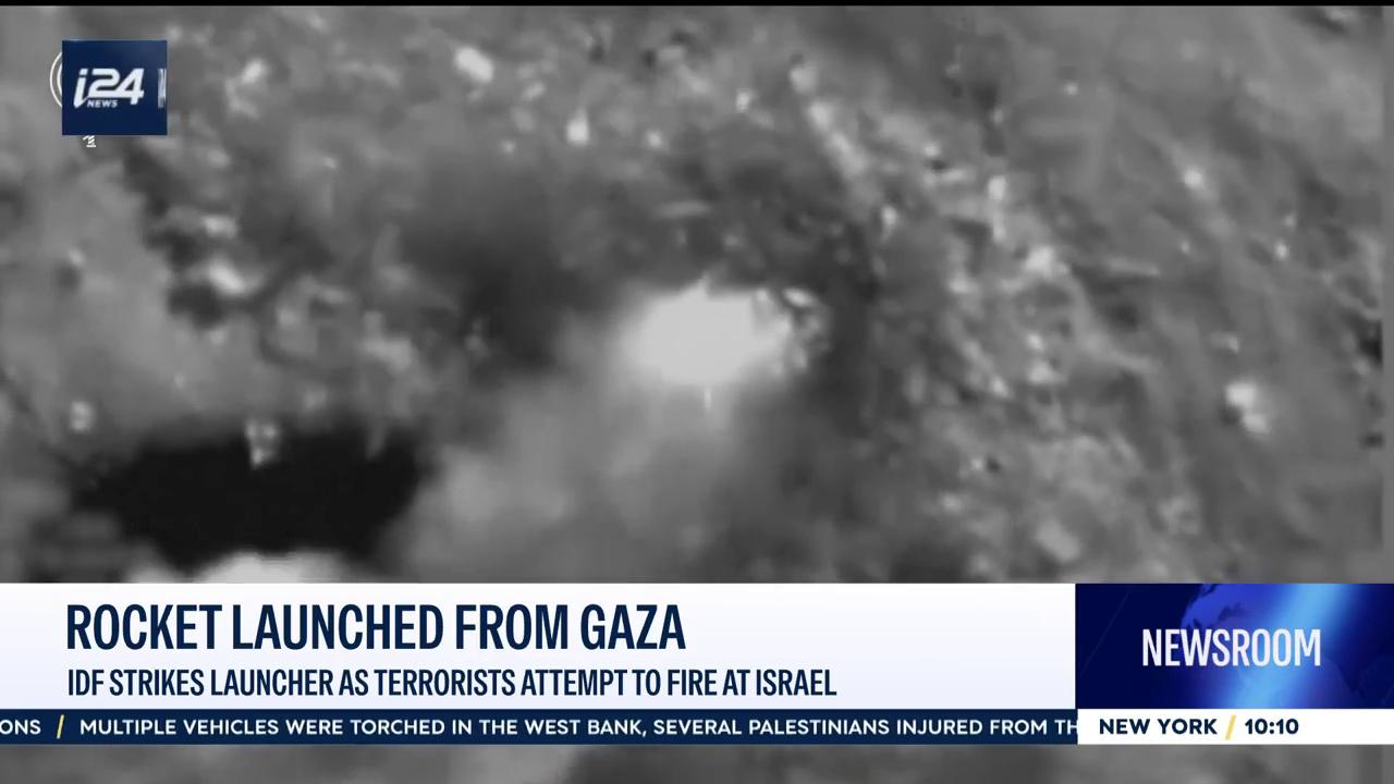 Rocket launched from Gaza: IDF strikes launcher as terrorists attempt ...