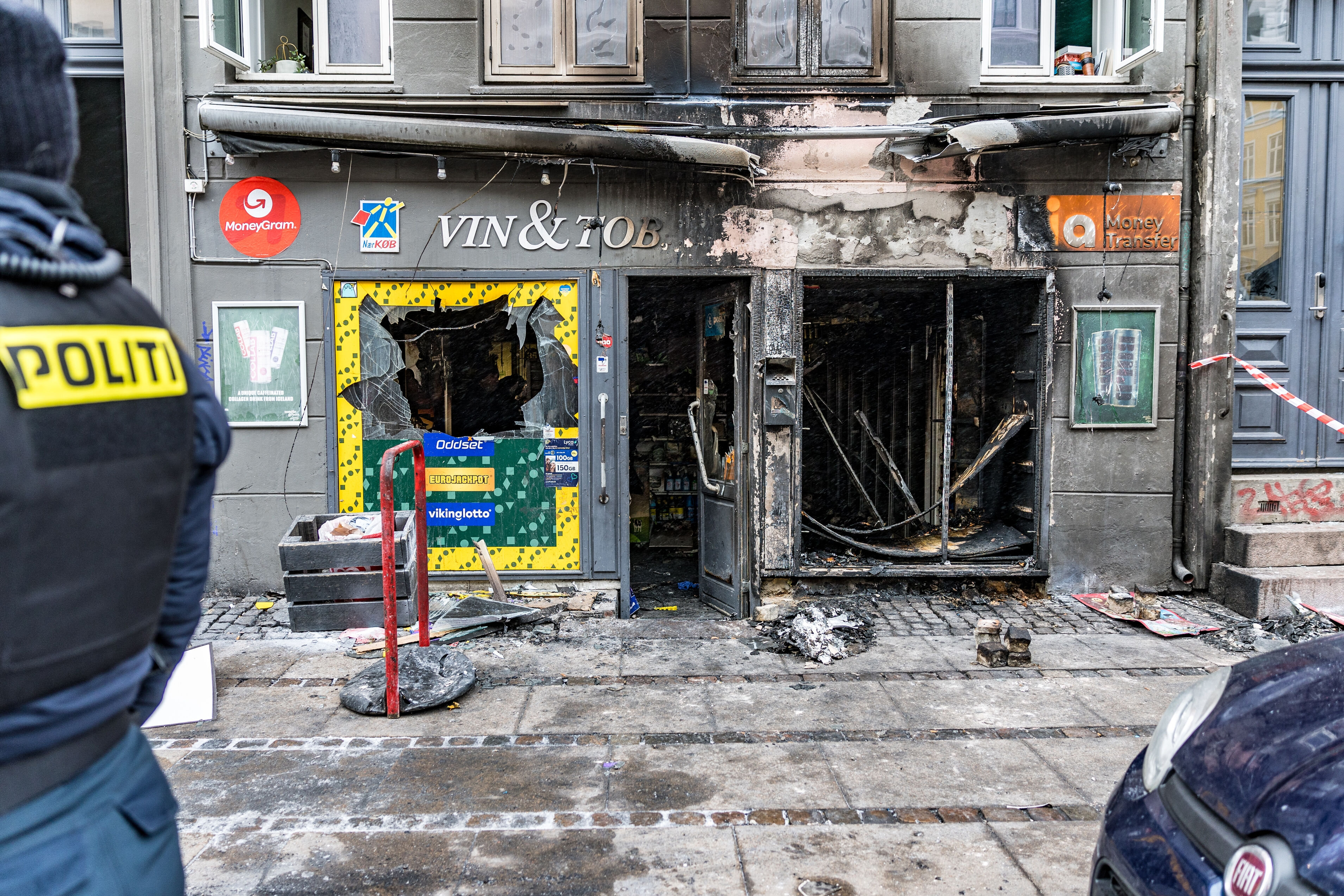 Tre personer fremstilles efter eksplosion mod kiosk i Istedgade