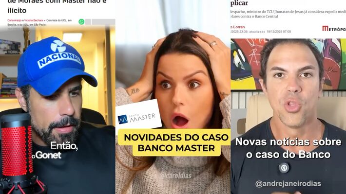 Influenciadores do caso Master correm risco de credibilidade no ...