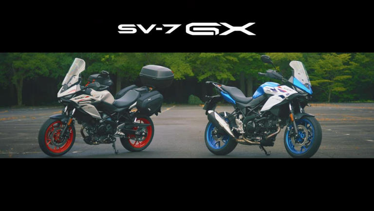 新型「SV-7GX」に新たな動画が公開! デザインスケッチや足つき性、電子制御システムなどが丸わかり!【スズキのバイク!の動画ニュース】