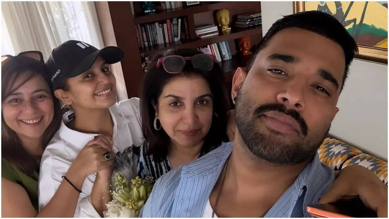 Huma Qureshi drops fun pics from Farah Khan's bash; the filmmaker jokes ...