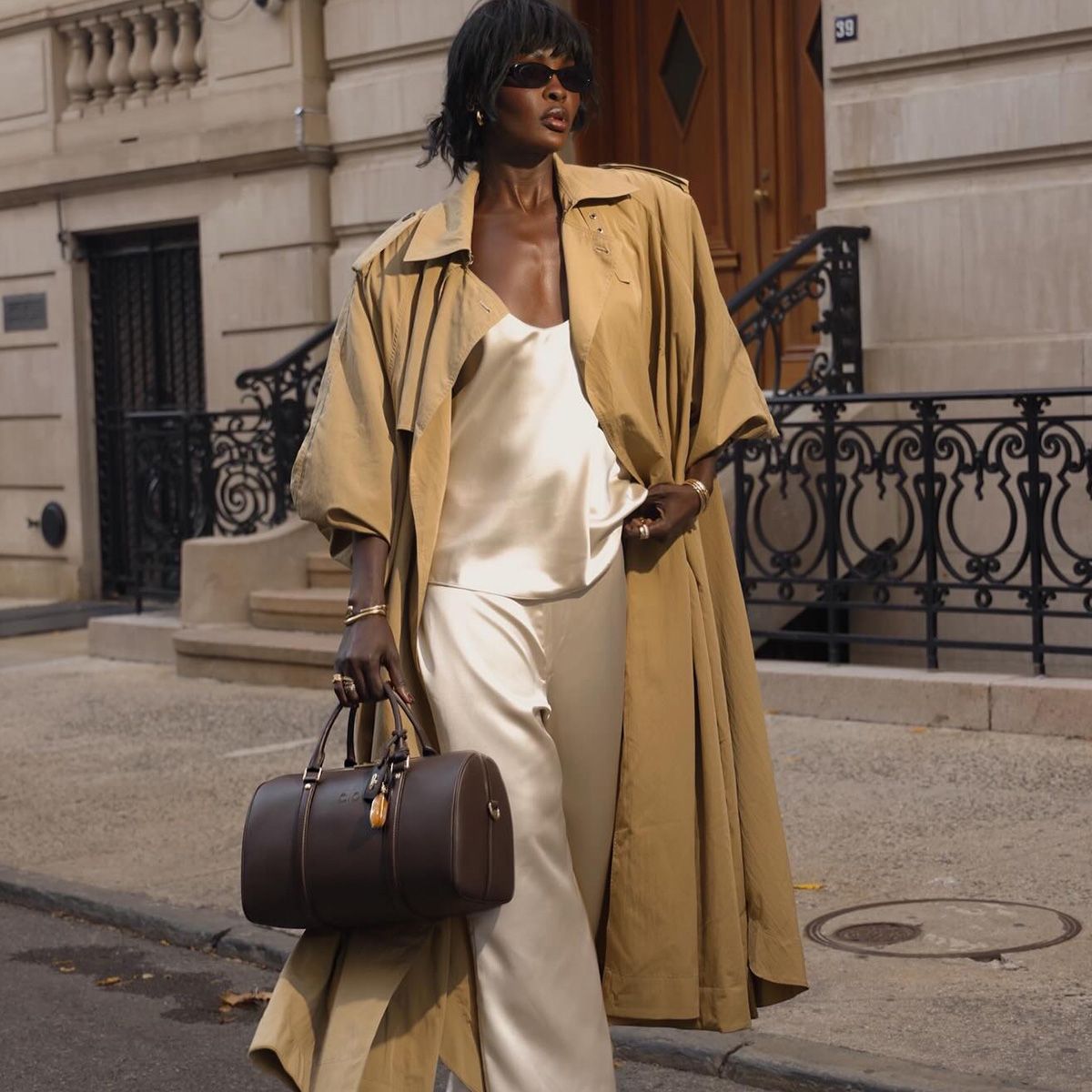 The pajama-like outfit combo fashion girls love right now