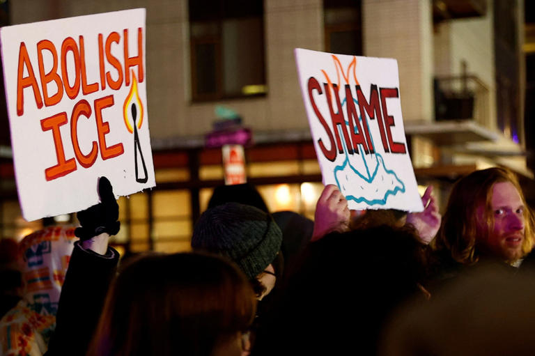 Chicago contest: 'Abolish ICE' leads snowplough names