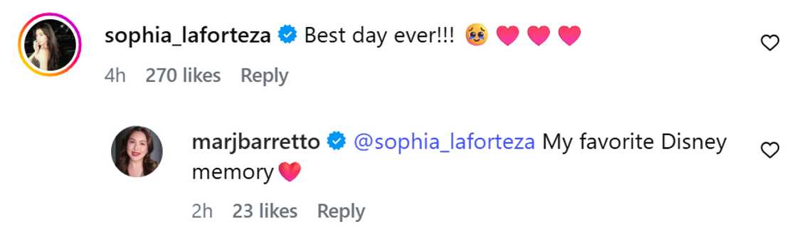 Marjorie Barretto, Katseye's Sophia Laforteza exchange heartwarming ...